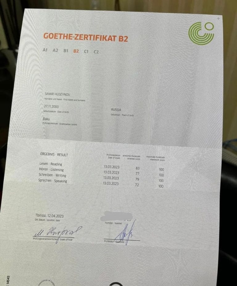 C1 - Goethe Prüfung Vorbereitung